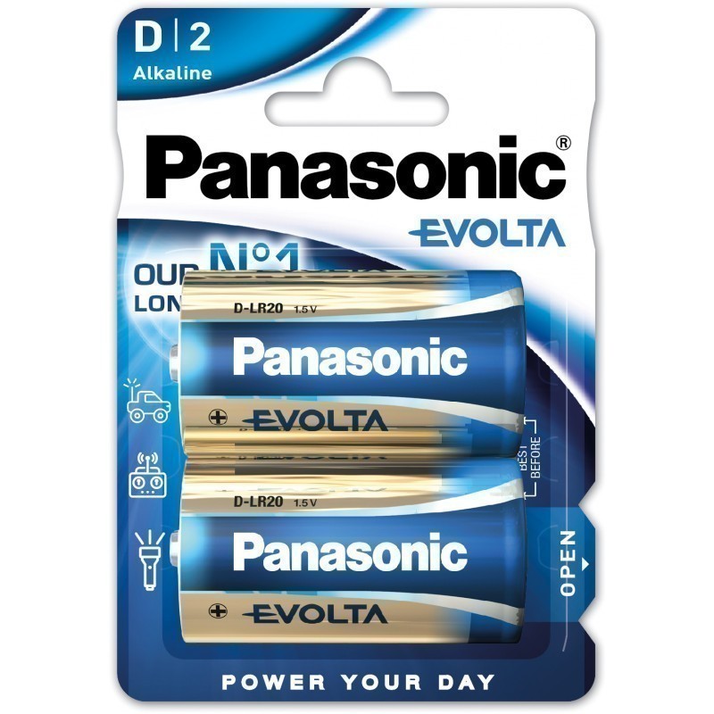 Panasonic Evolta battery LR20EGE/2B - Batteries - Photopoint