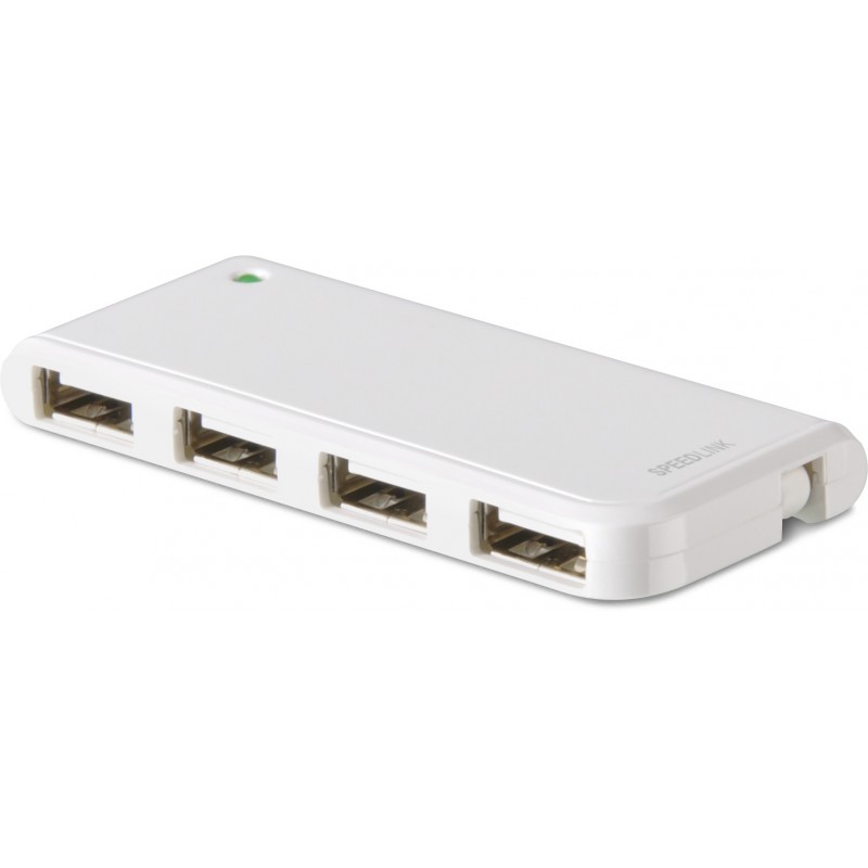 Speedlink USB hub Nobile 4-port, white (SL-140102-WE) - USB hubs ...