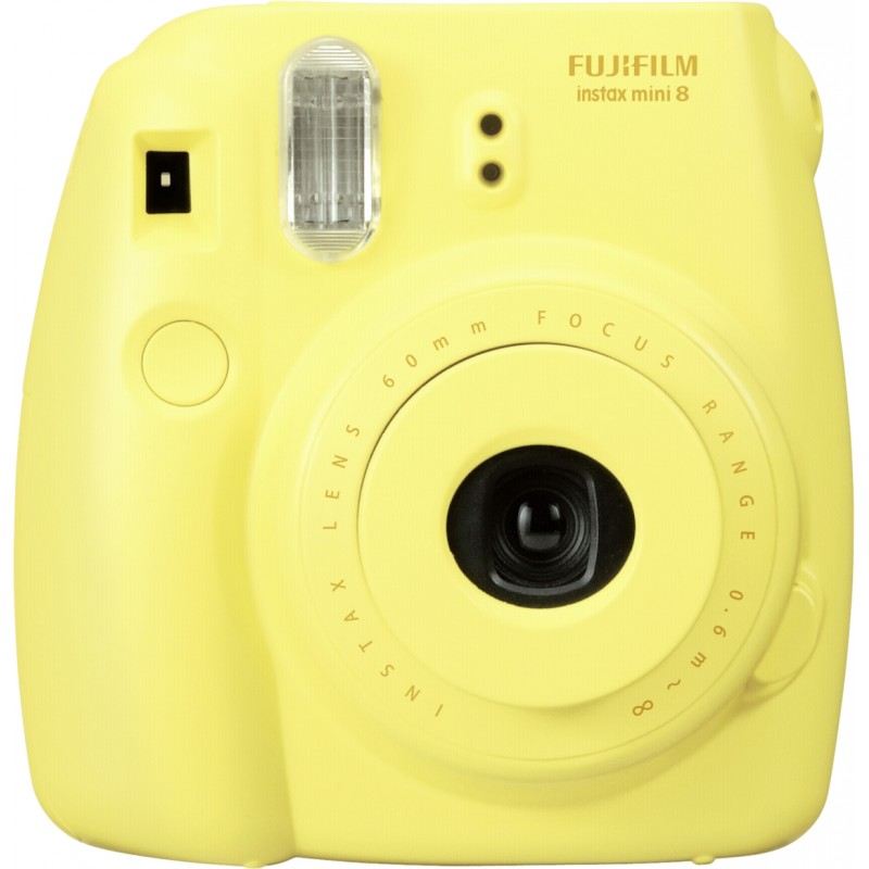 Fujifilm Instax Mini 8 kit, yellow - Instant cameras - Photopoint