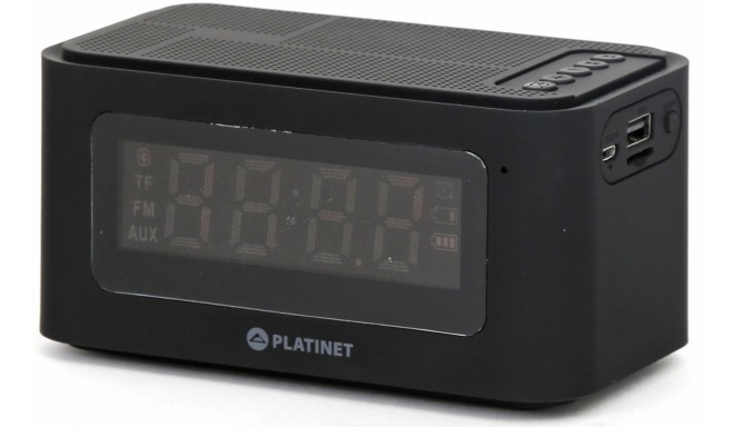 Platinet Bluetooth speaker + alam clock 5W PMGC5B - Wireless speakers ...