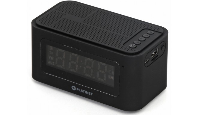 Platinet Bluetooth speaker + alam clock 5W PMGC5B - Wireless speakers ...