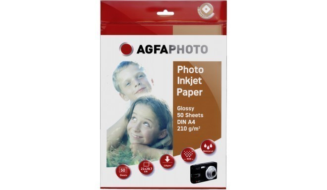 Agfaphoto photo paper A4 glossy 210g 50 sheets - Photo papers - Photopoint