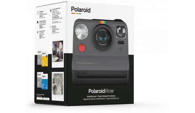 Polaroid Now, black - Instant cameras - Photopoint