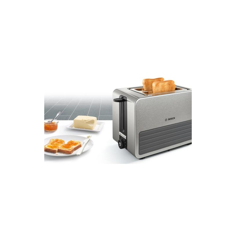 Bosch röster TAT7S25 1050W, must/hall - Röstrid - Photopoint