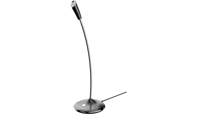 Platinet microphone PMOD2, black (45576) - Microphones - Photopoint