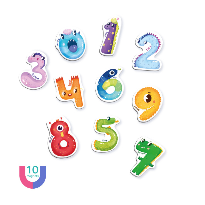 DODO magnetic set study English, Numbers, 200204 - Board games - Photopoint