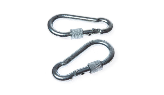 FIXING CARABINER 7X70 MM ZP WITH NUT 2D - Karabīnes - Photopoint.lv