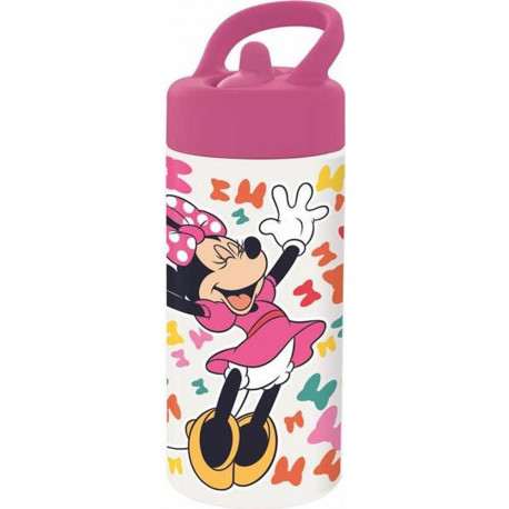 Water bottle Minnie Mouse Lucky Pink (410 ml) - Bottles - Photopoint