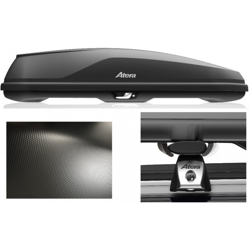 Atera Casar L, roof boxes (black, Lava Structured) - Katuseboksid ja ...