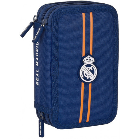 Triple Pencil Case Real Madrid C.F. 36 pieces, blue - Pencil case ...