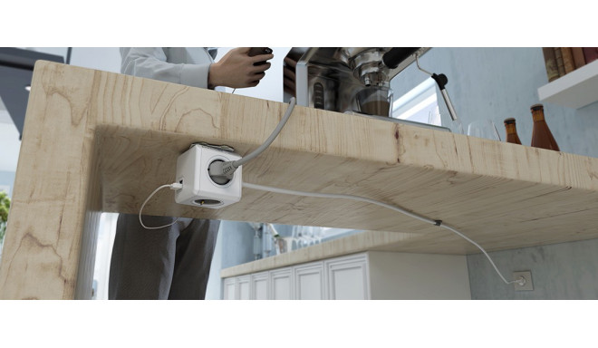 Allocacoc PowerCube Original USB, red - Разветвители - Photopoint