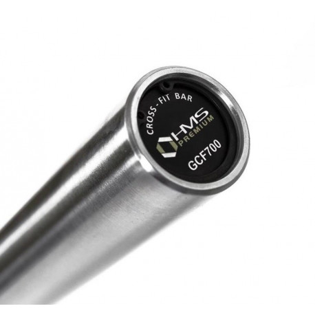 Olympic crossfit barbell 20 kg / 2200 mm HMS GCF700 Black - Weight ...