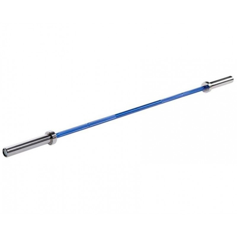 Aluminium barbell 8 kg / 1830 mm HMS GA68 Blue - Weight plates & bars ...