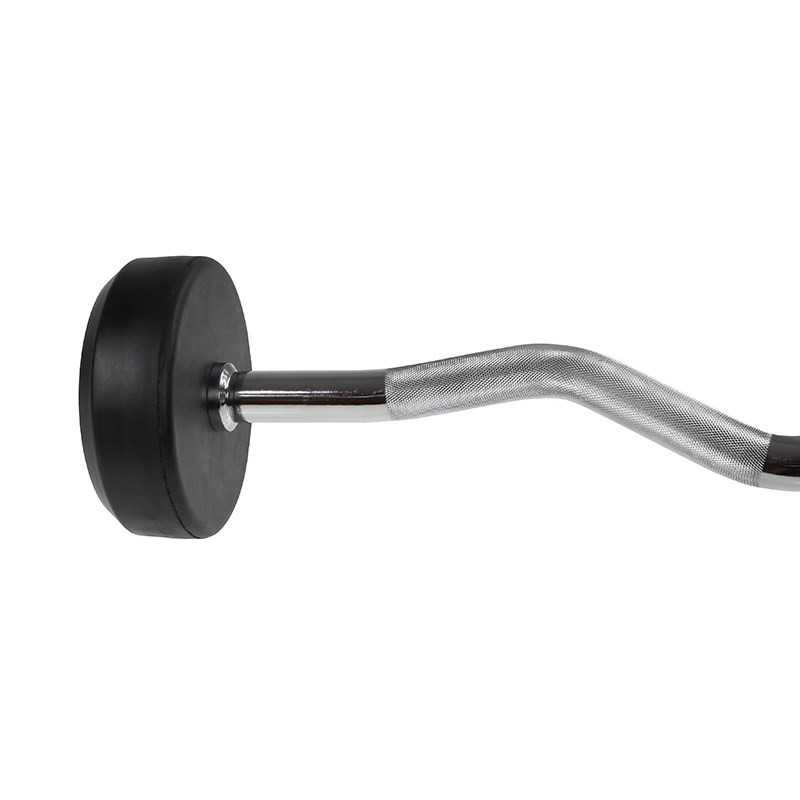 HMS GSL30 fixed barbell/rubber broken bar 30 kg - Weight plates & bars ...