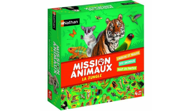 Hariv mäng kolm ühes Nathan Jungle Animals Mission (FR) - Lauamängud ...