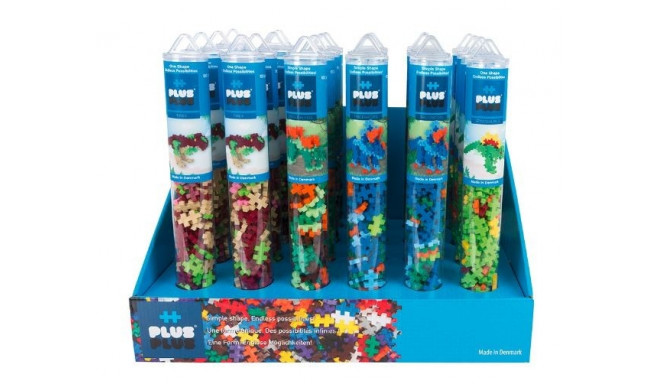 Bricks Plus Plus Tubes mix 4 dinosaurs, display 24 pieces ...