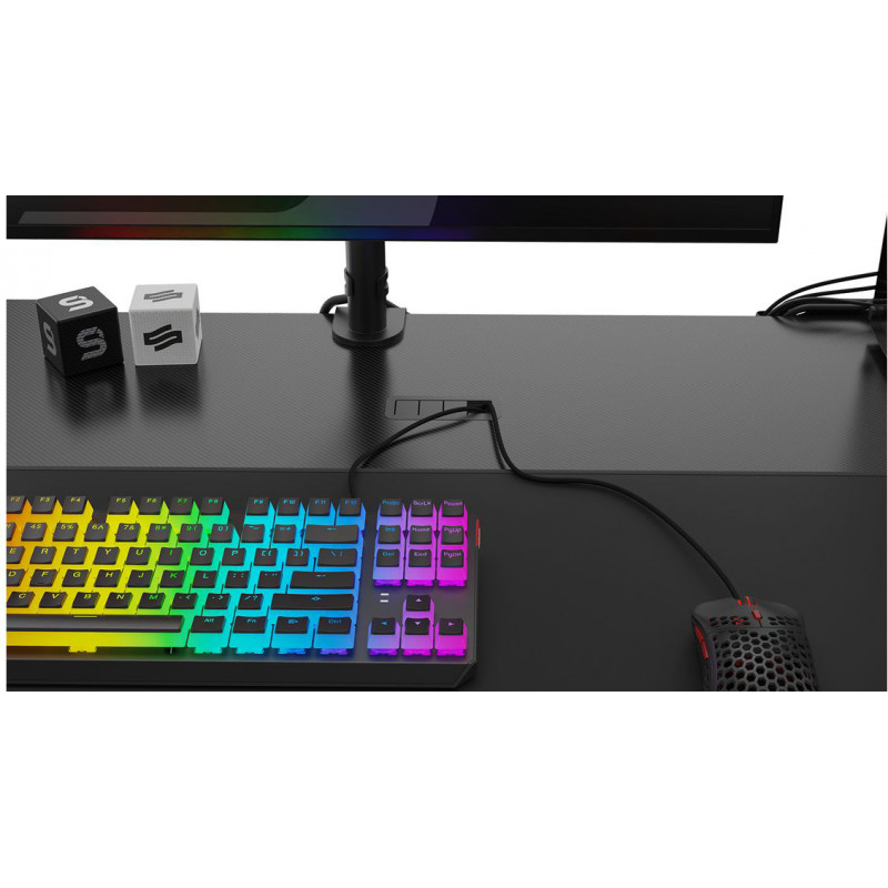 SPC Gear gaming desk GD100, black - Gaming desks - Photopoint