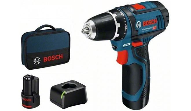 Akutrell Bosch GSR 12V-15, (2x2.0Ah) - Akutrellid - Photopoint