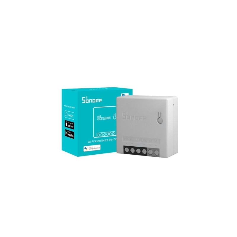 Smart switch, 230VAC, 2200W, MINI R2 1-channel, controlled by Wi-Fi or ...