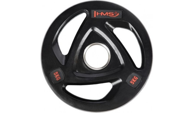 HMS Talerz Olimpijski Ogumowany Tox05 Czarny - Weight plates & bars ...