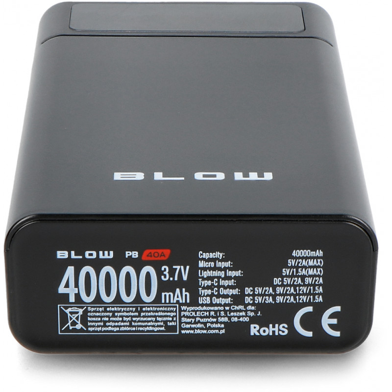 Blow akupank 40000mAh USB-C 2xUSB - Akupangad - Photopoint