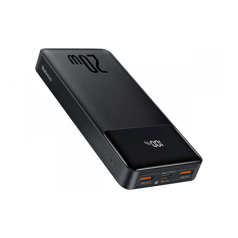 Baseus Bipow Digital Display Power bank 20000mAh 20W Black - Akupangad - Photopoint