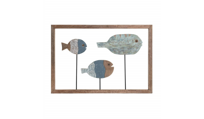 Seinakaunistus DKD Home Decor 72 x 3 x 49 cm Naturaalne Valge ...