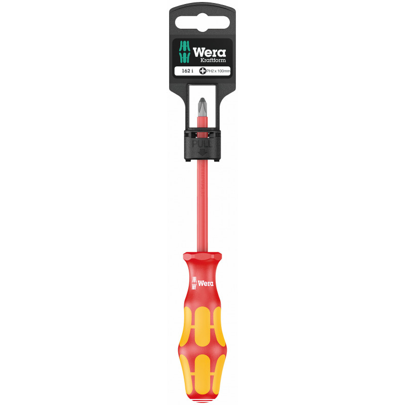 162 i PH SB VDE Insulated screwdriver for Phillips screws PH2x100mm ...