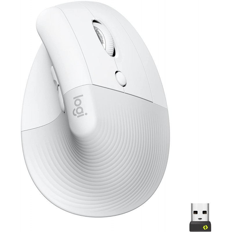 Logitech Lift, Mouse (white/light grey, Logi Bolt, Bluetooth, Windows ...