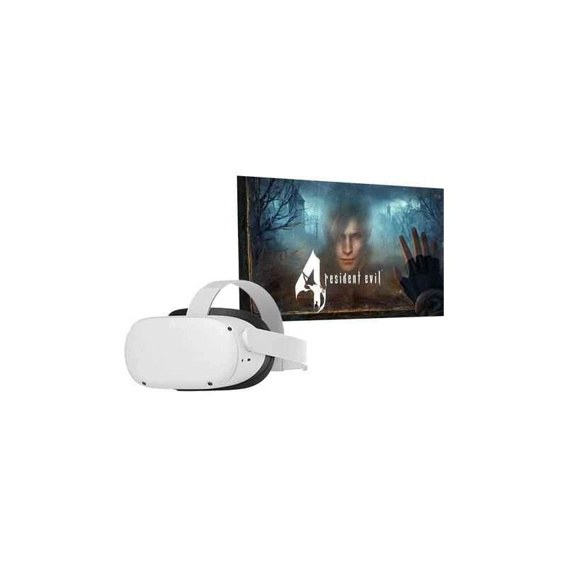 Meta Oculus Quest 2 VR Headset 128GB + Resident Evil 4 - Virtual reality glasses and accessories ...