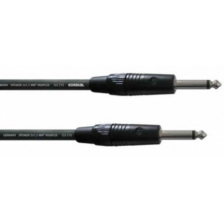 Cordial CPL 1.5 PP audio cable 1.5 m 6.35mm Black - Cables - Photopoint.lv