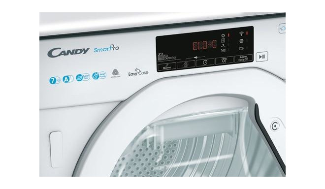 Candy Smart Pro BCTD H7A1TE-S tumble dryer Built-in Front-load 7 kg A+ ...