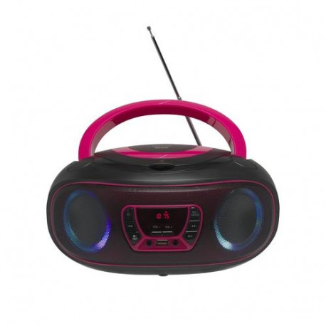 Denver TCL-212BT PINK CD player Portable CD player Black, Pink - CD ...