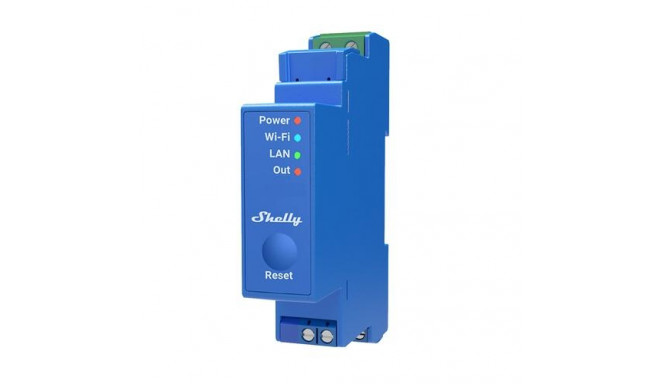 Shelly Pro 1 electrical relay Blue - Nutikodu moodulid - Photopoint