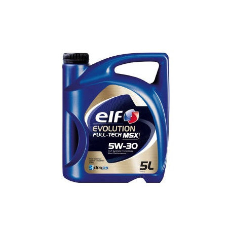 Elf engine oil Evolution Full-tech MSX 5W-30 5L - Full synthetic engine ...