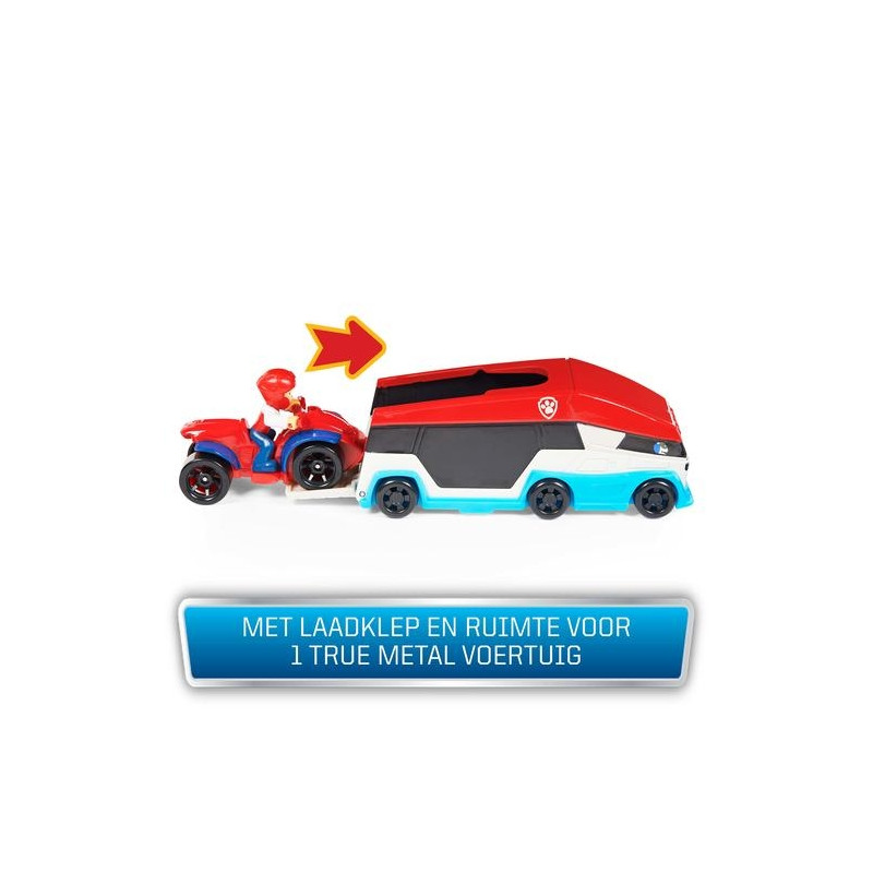 PAW Patrol True Metal PAW Patroller Die-Cast Team Vehicle with 1:55 ...