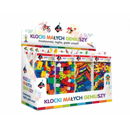 Blocks of little geniuses - Display 12 pieces - Игрушечные кубики ...