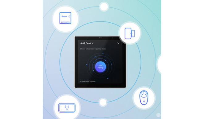 Ovládací panel chytré domácnosti Sonoff s dotykovou obrazovkou Zigbee 3 ...