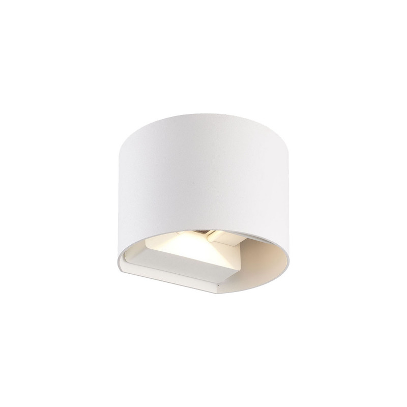 Outdoor wall mounted luminaire LED 2x3W, 3000K, IP54, white, CILINDER ...
