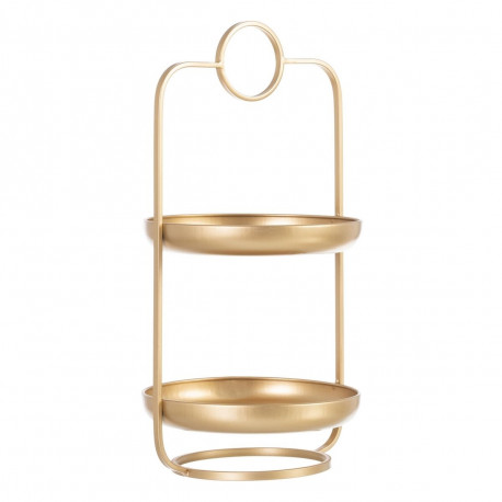 Suupistete alus 26,5 x 25 x 50 cm Kuldne Metall - Serveerimisnõud ...