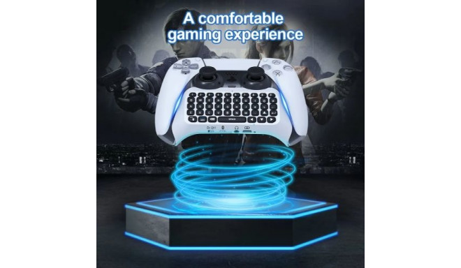 Honcam Wireless Keyboard Gaming QWERTY Dualsense PS5, White - Gaming ...