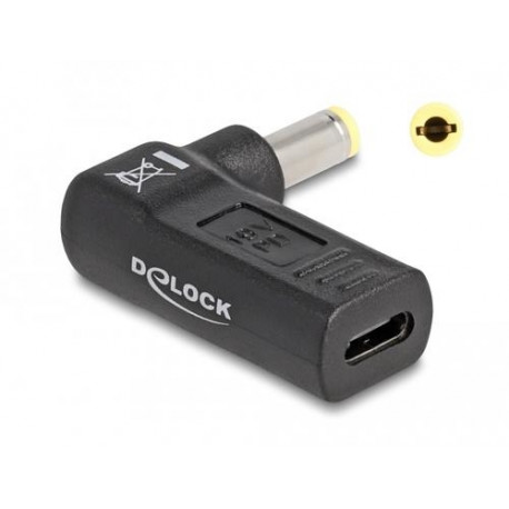 DeLOCK USB-C to 5.5 x 2.5 adapter - Adapters - Photopoint