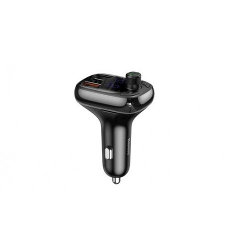 Baseus CCTM-B01 FM transmitter 87.5 - 108 MHz Cigar lighter Black - FM transmitters - Photopoint