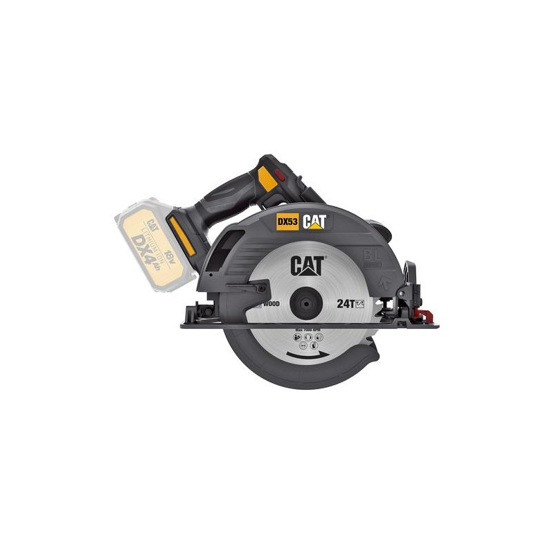 CAT DX53B portable circular saw 18.5 cm Black 5500 RPM - Ketassaed ...