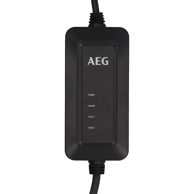 AEG Type 2 E-Charger 7m with control box, wallbox (grey) - Elektriauto ...
