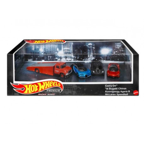 Vehicle set 4 cars Hot Wheels Premium - Toy cars - Photopoint
