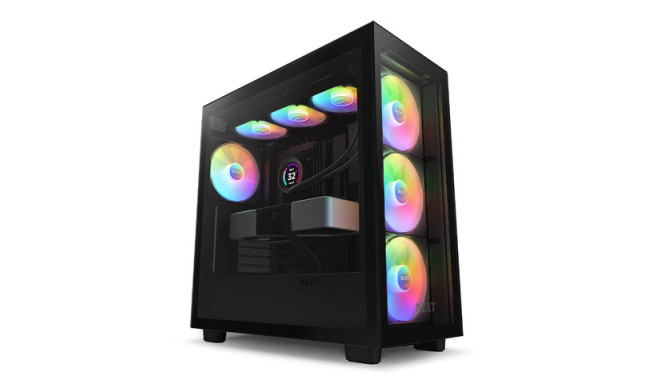 PC CASE NZXT H7 ELITE RGB MIDI TOWER WINDOW BLACK - Korpused - Photopoint