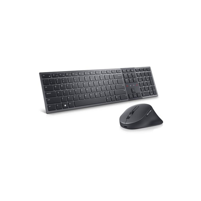 DELL KM900 keyboard Mouse included RF Wireless + Bluetooth QWERTY US ...