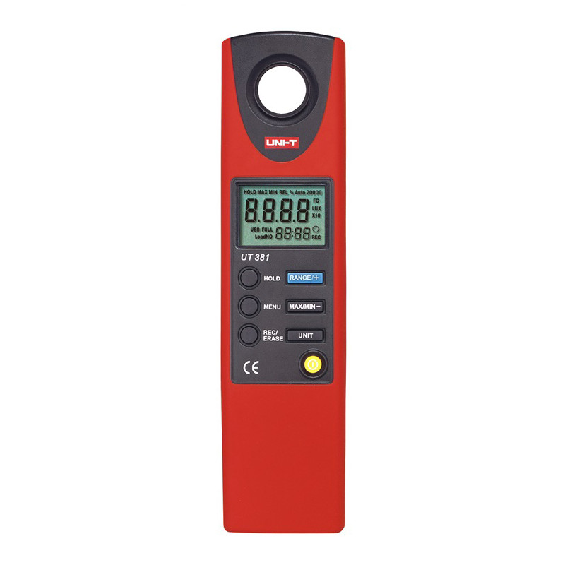 Uni-T illuminance meter / lux meter UT381 - Light meters - Photopoint