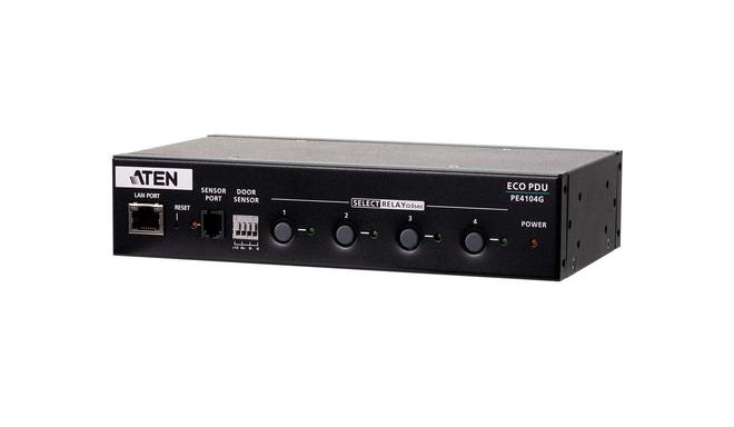 ATEN PE4104G power distribution unit (PDU) 4 AC outlet(s) 1U Black ...